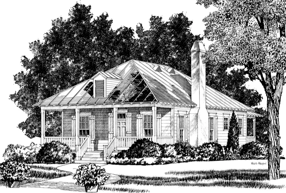 Holly Grove House Plan | 2-Bedroom Small House Design